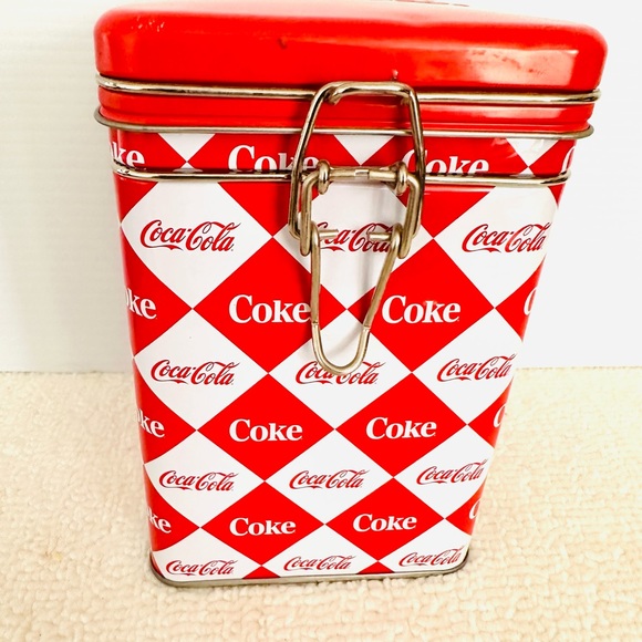 Coca Cola | Accents | Coca Cola Diamond Logo Red White Square Metal ...